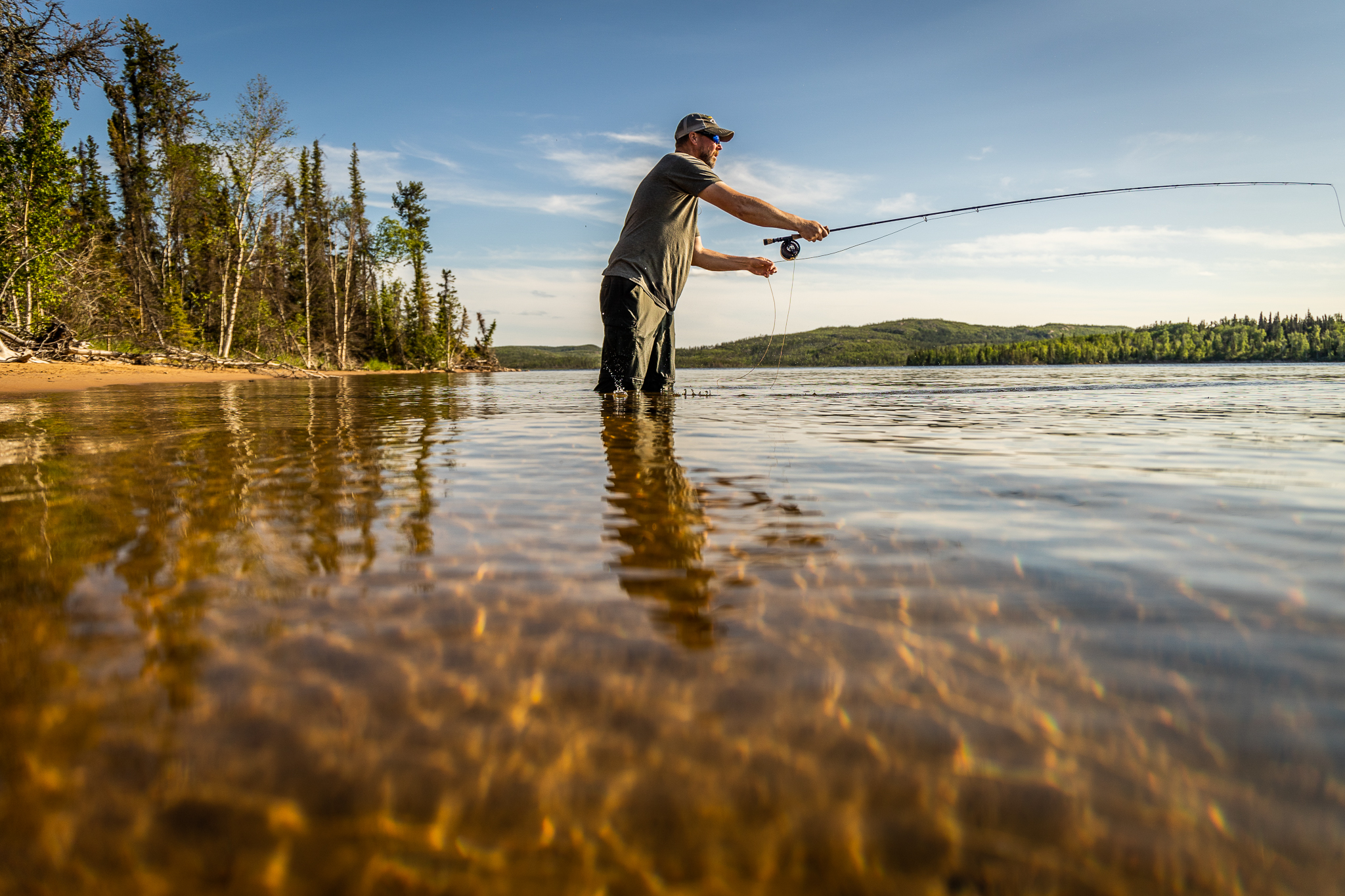 Tazin – bret fly fishing – Tazin Lake Lodge