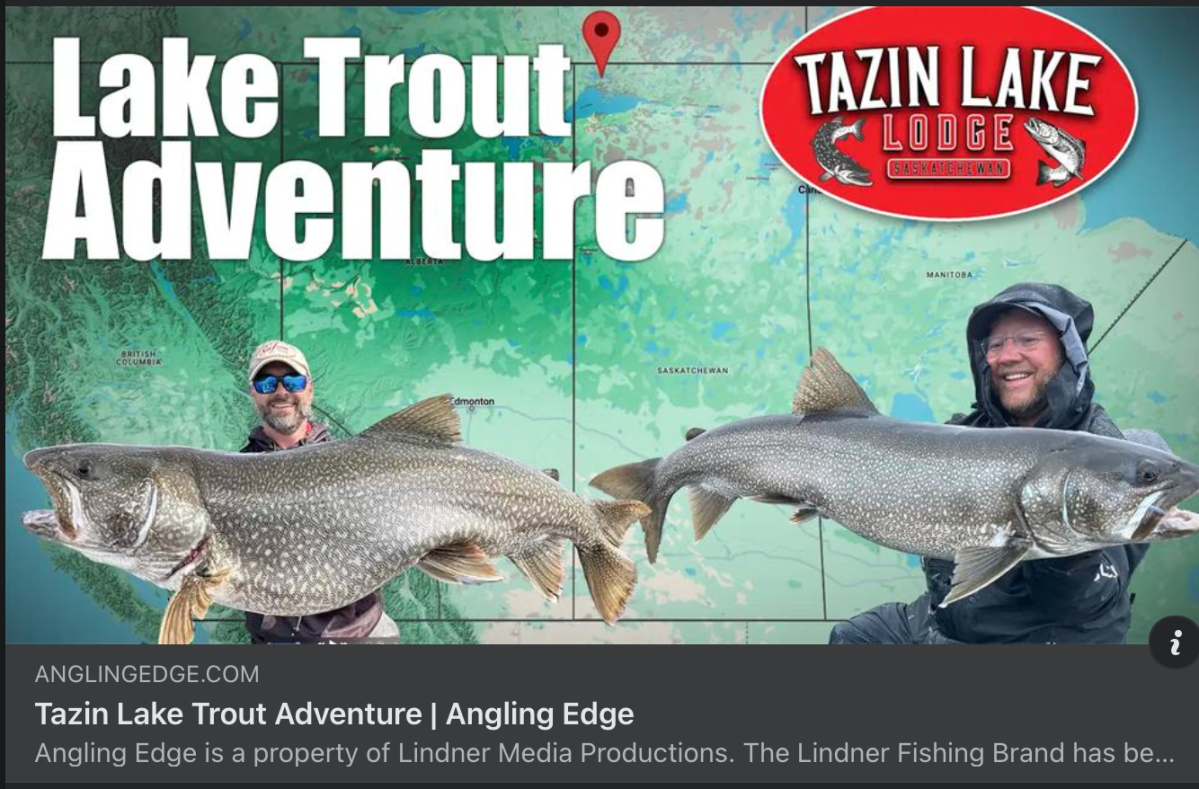 Watch Here: Lindner’s Angling Edge at Tazin Lake Lodge – Tazin Lake Lodge