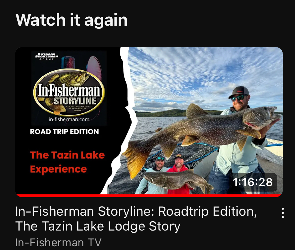 In-Fisherman Podcast from Tazin Lake Lodge – Tazin Lake Lodge